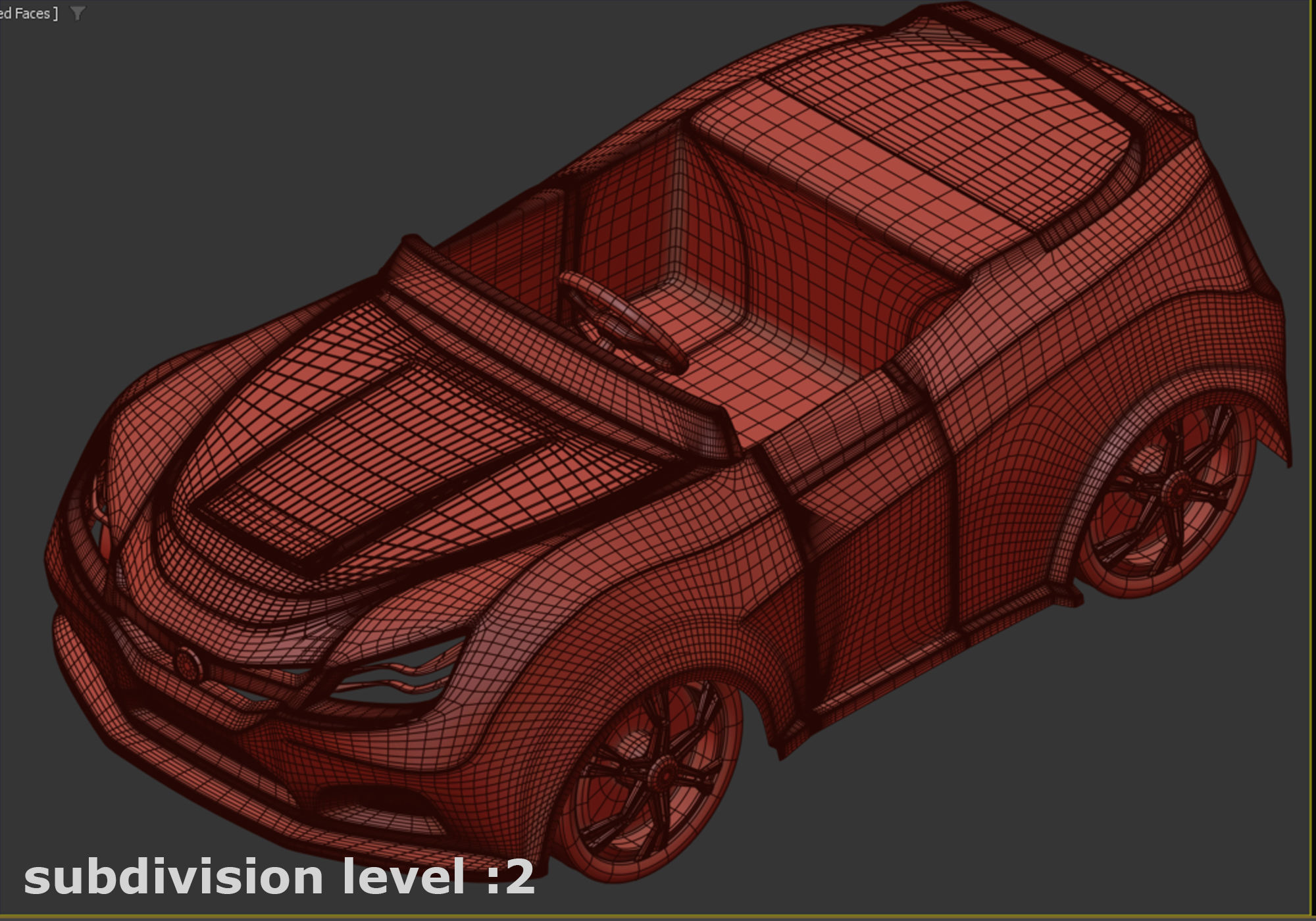 ride on toy car design 3D model | CGTrader