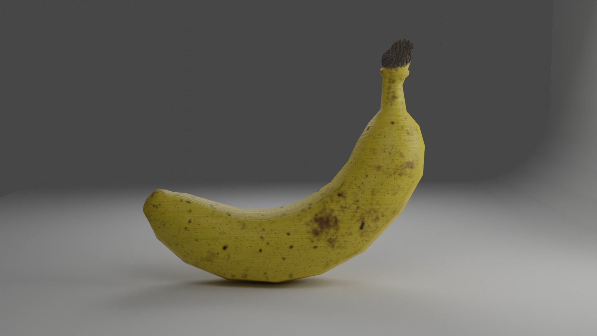 3D model low poly - banana fruit VR / AR / low-poly | CGTrader