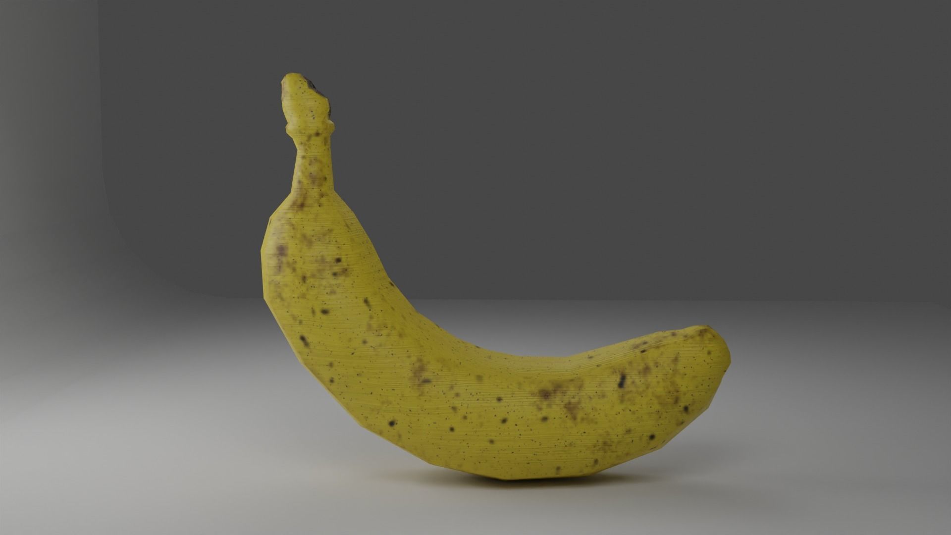 3D model low poly - banana fruit VR / AR / low-poly | CGTrader