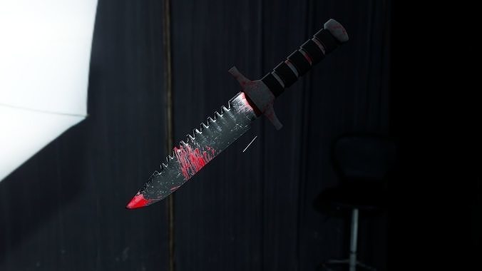 Bloody Knife 3D model | CGTrader