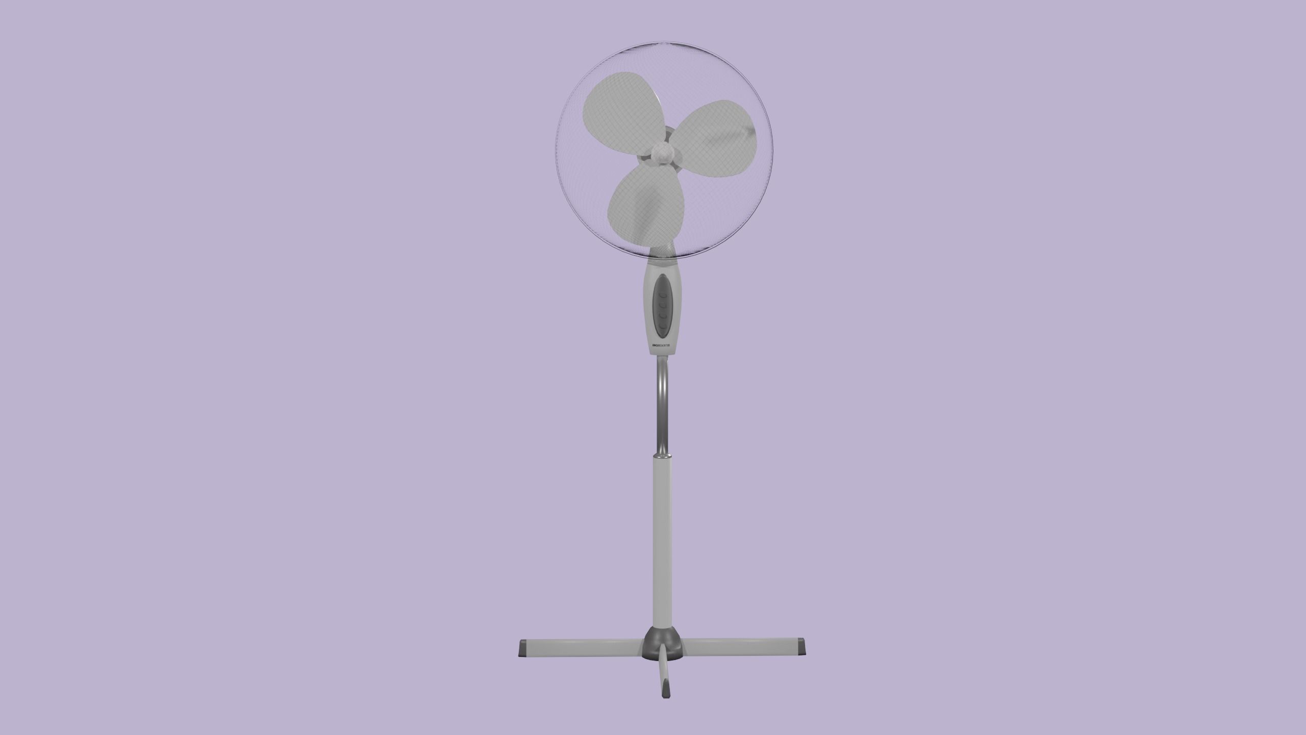 FAN STAND free 3D model animated | CGTrader