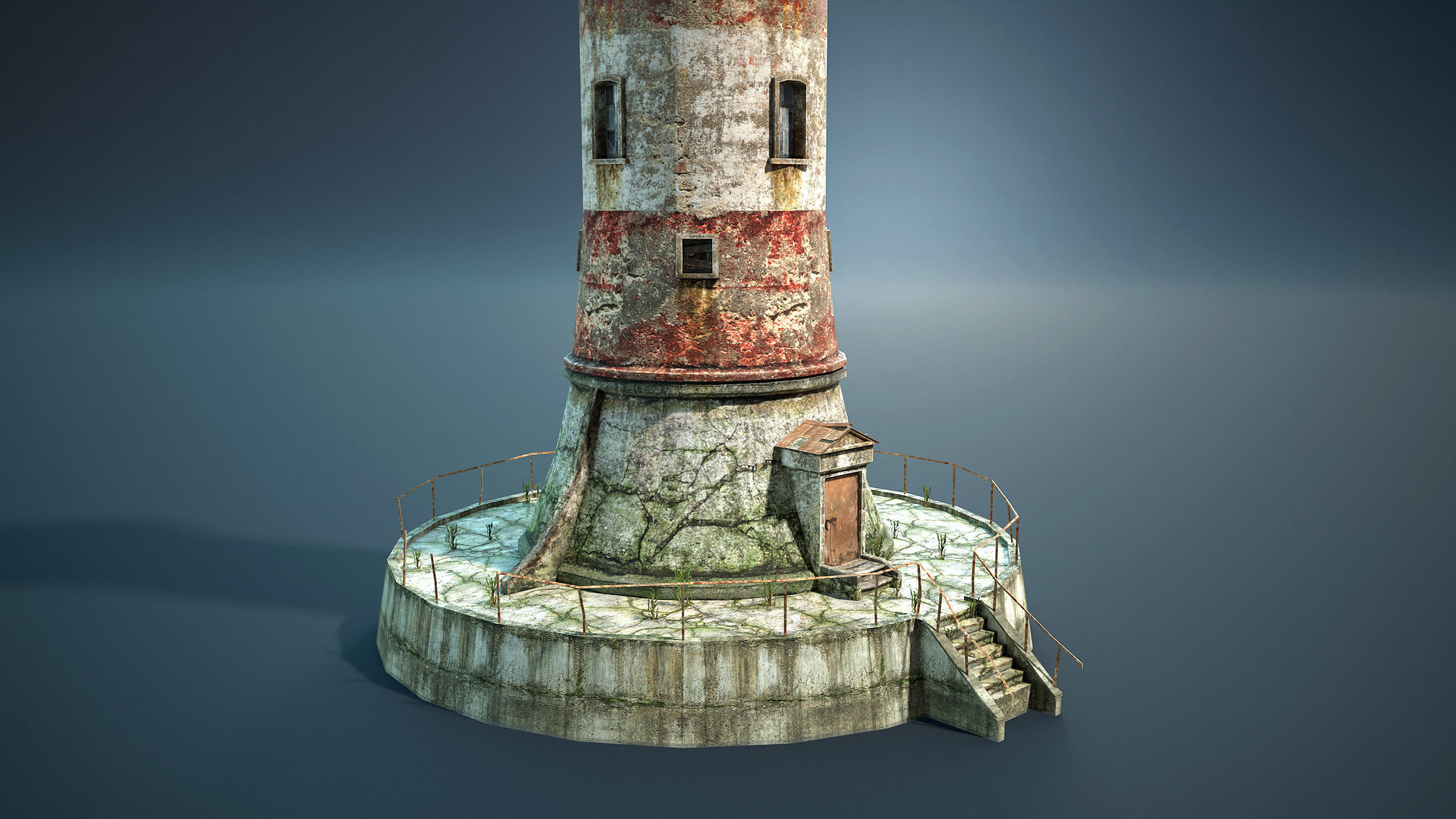 3D model Abandoned Lighthouse Game Ready VR / AR / low-poly | CGTrader