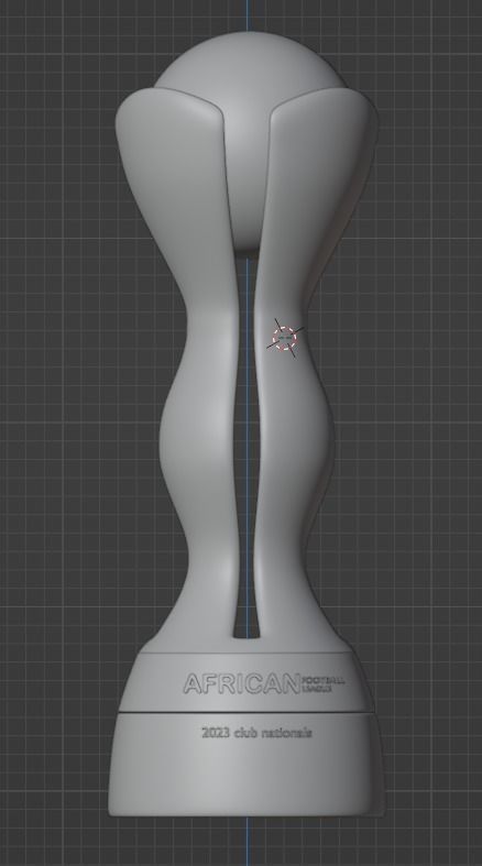 caf super league trophy 3D model | CGTrader