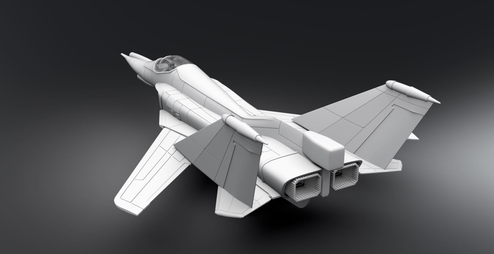 Mig242 Flamefox Scale model 3D model 3D printable | CGTrader