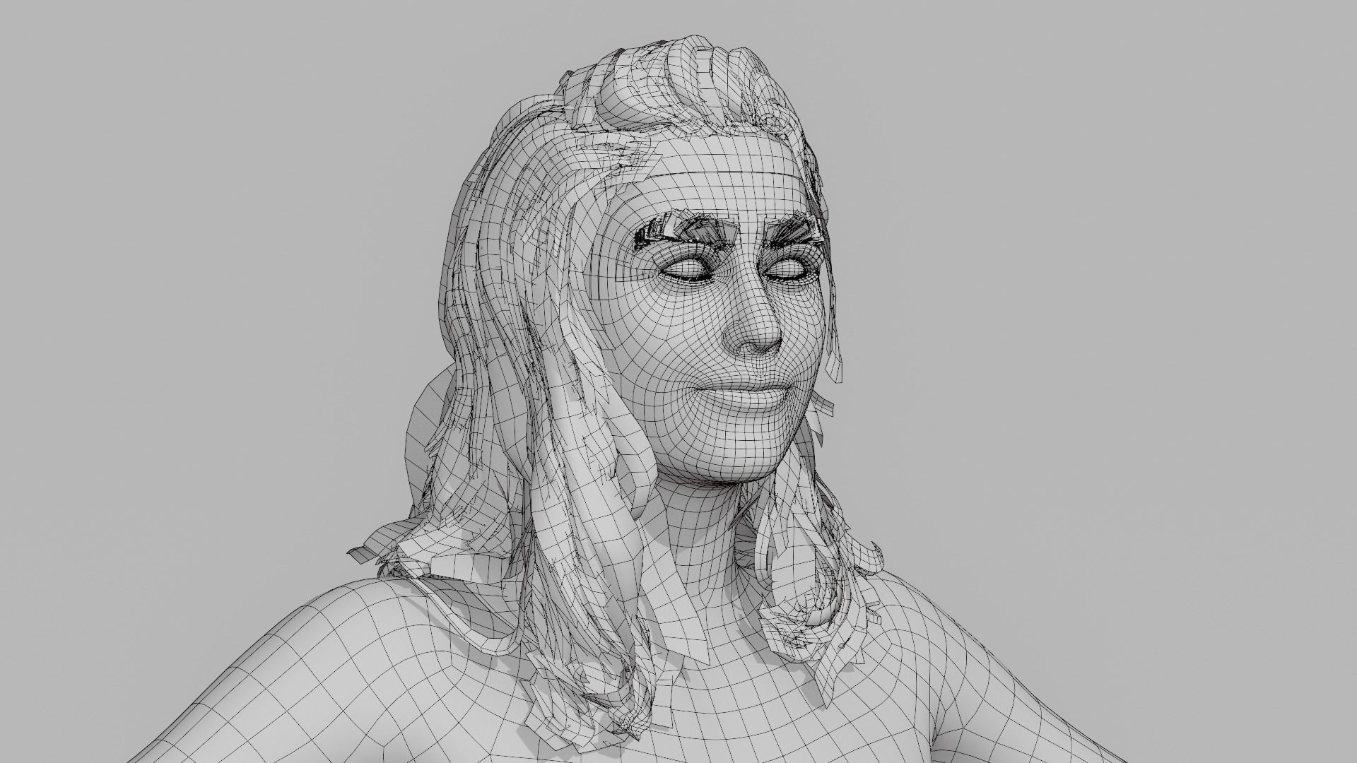 Realistic Female - Debbie 3D model rigged | CGTrader