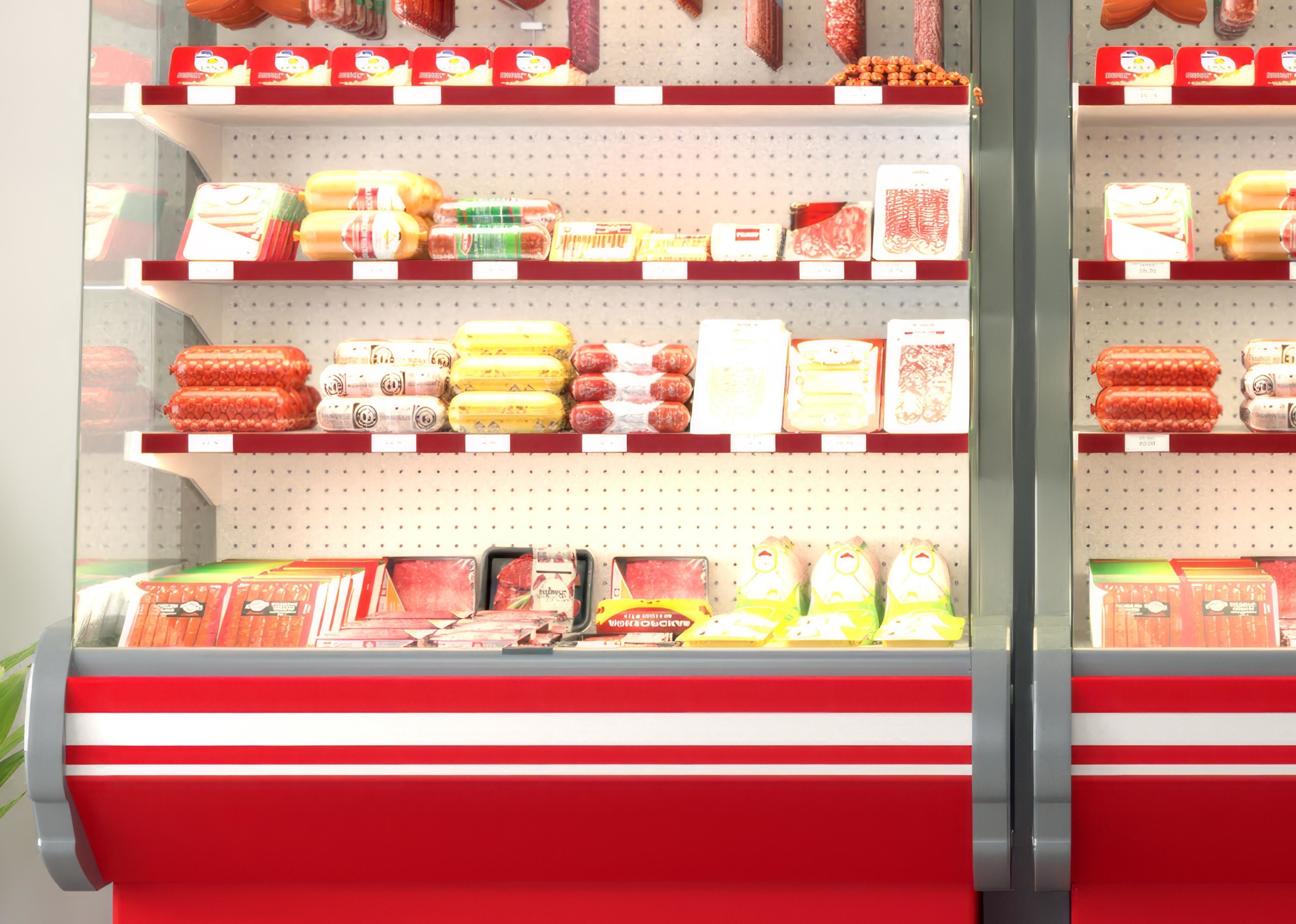 supermarket Modern freezer 3D model | CGTrader