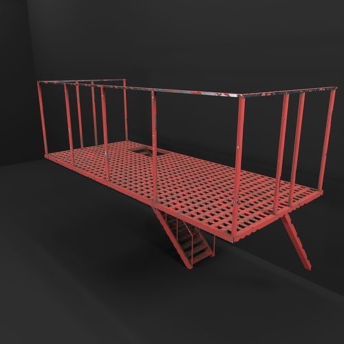 3D model fire escape VR / AR / low-poly | CGTrader