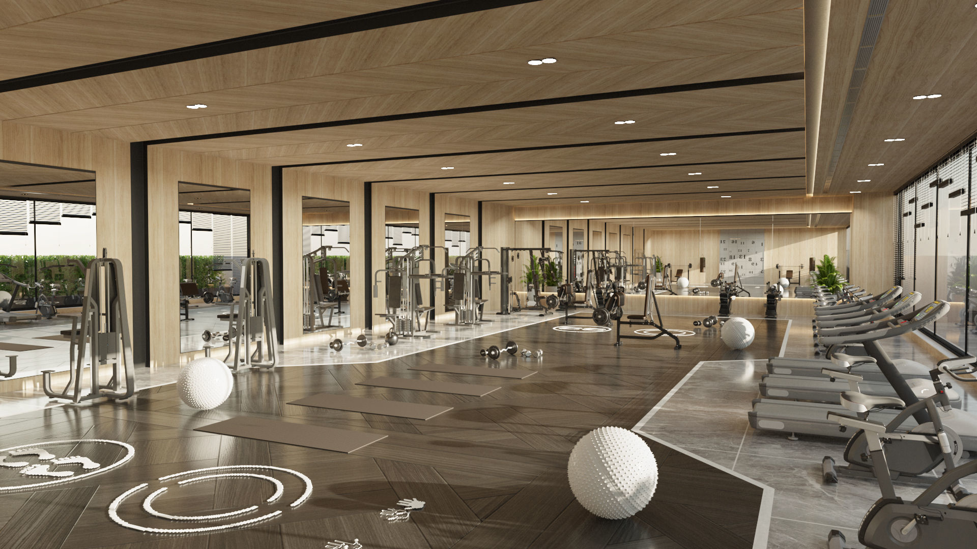 collection set of gyms and fitness centers VR / AR / low-poly | CGTrader