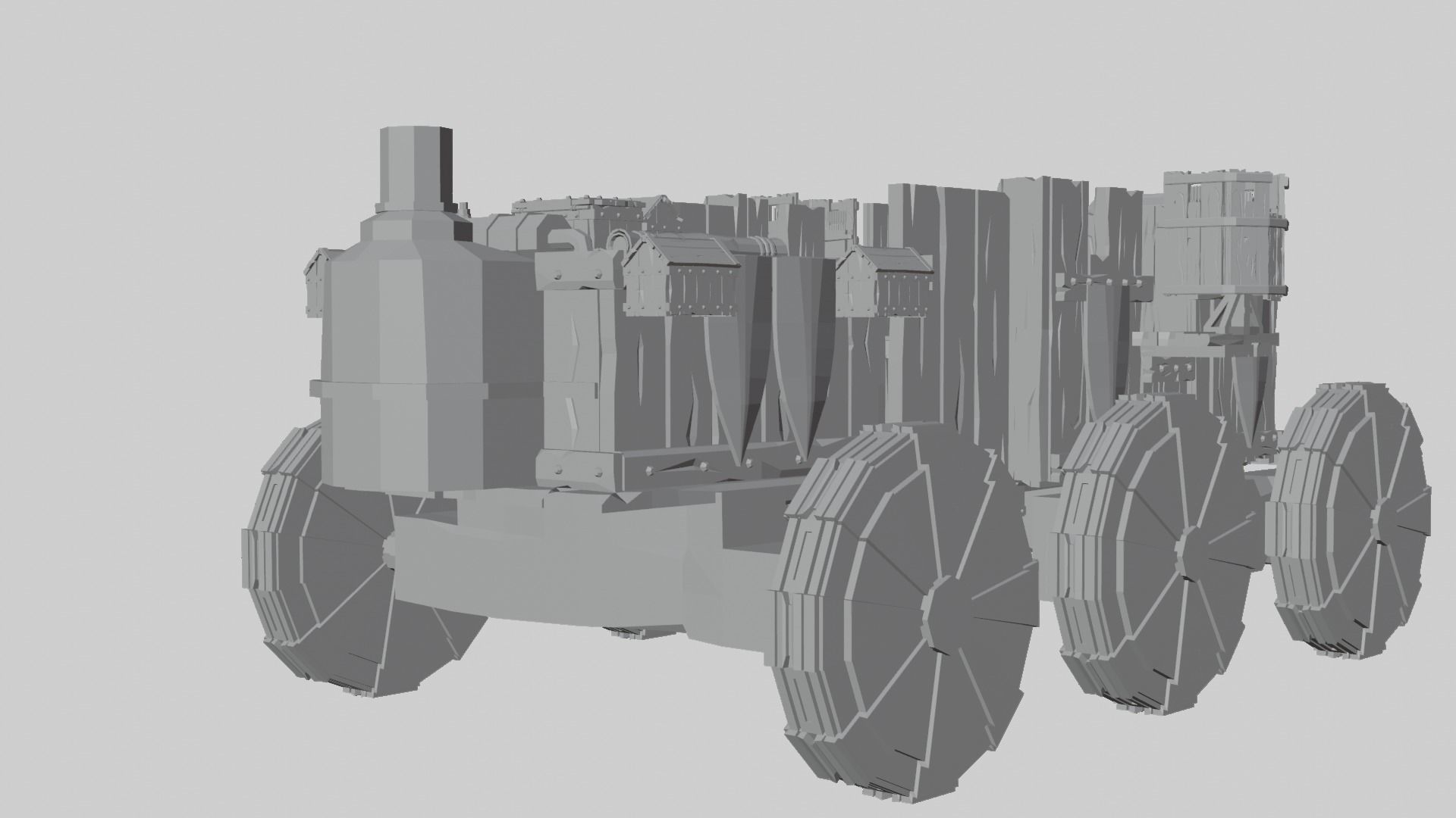 Medieval tank 3D model | CGTrader