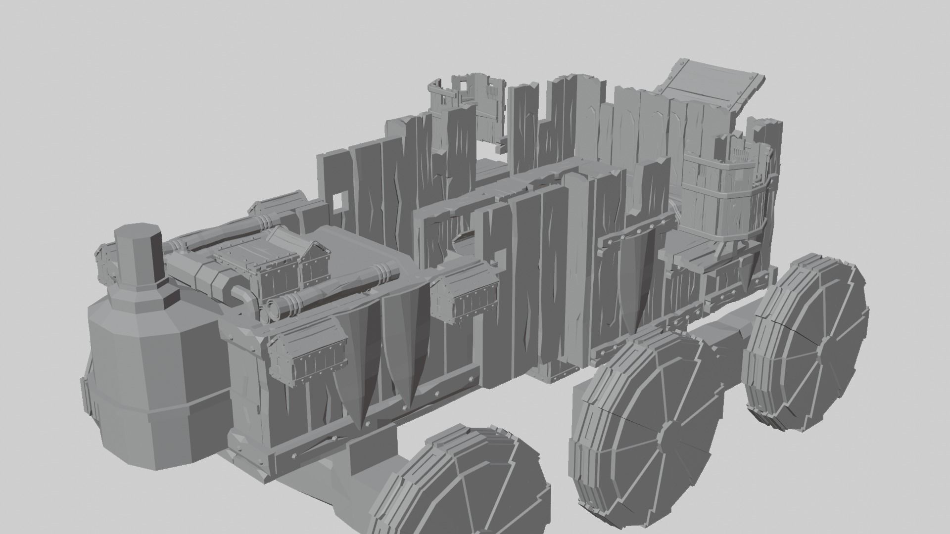 Medieval tank 3D model | CGTrader