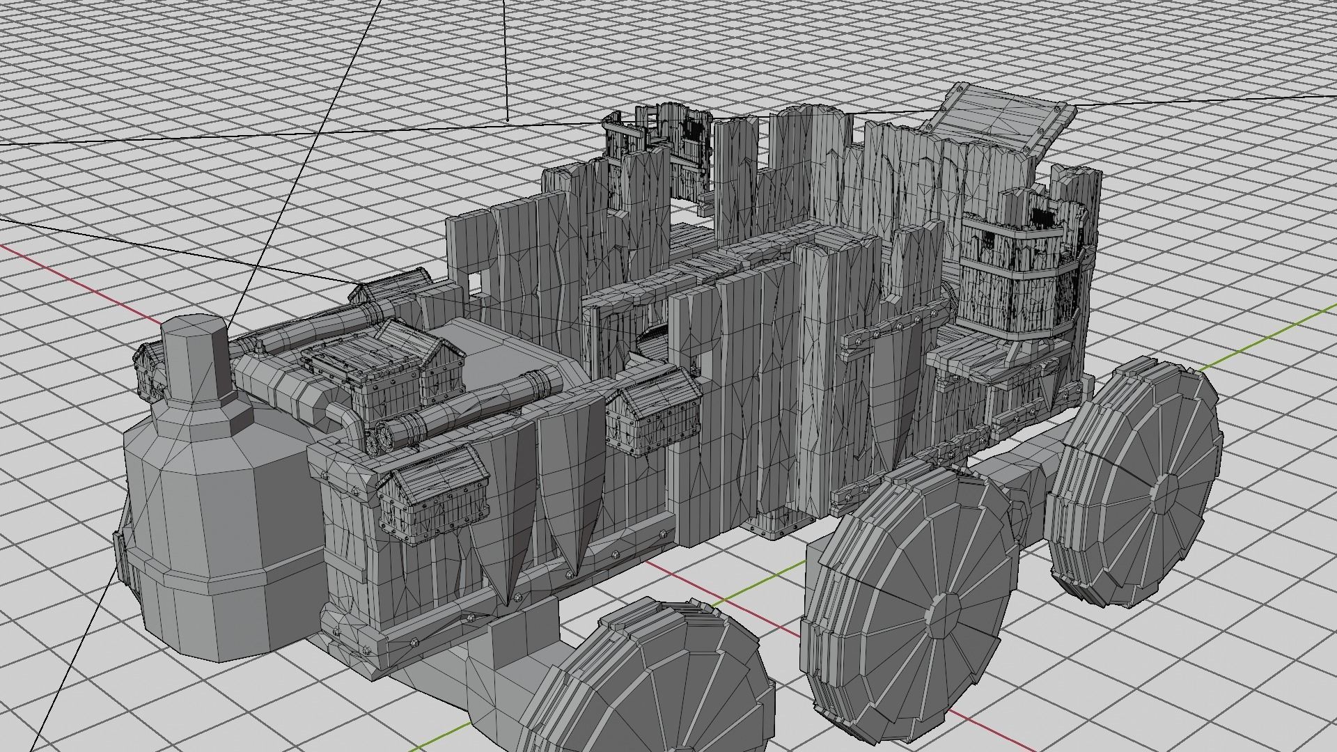 Medieval tank 3D model | CGTrader