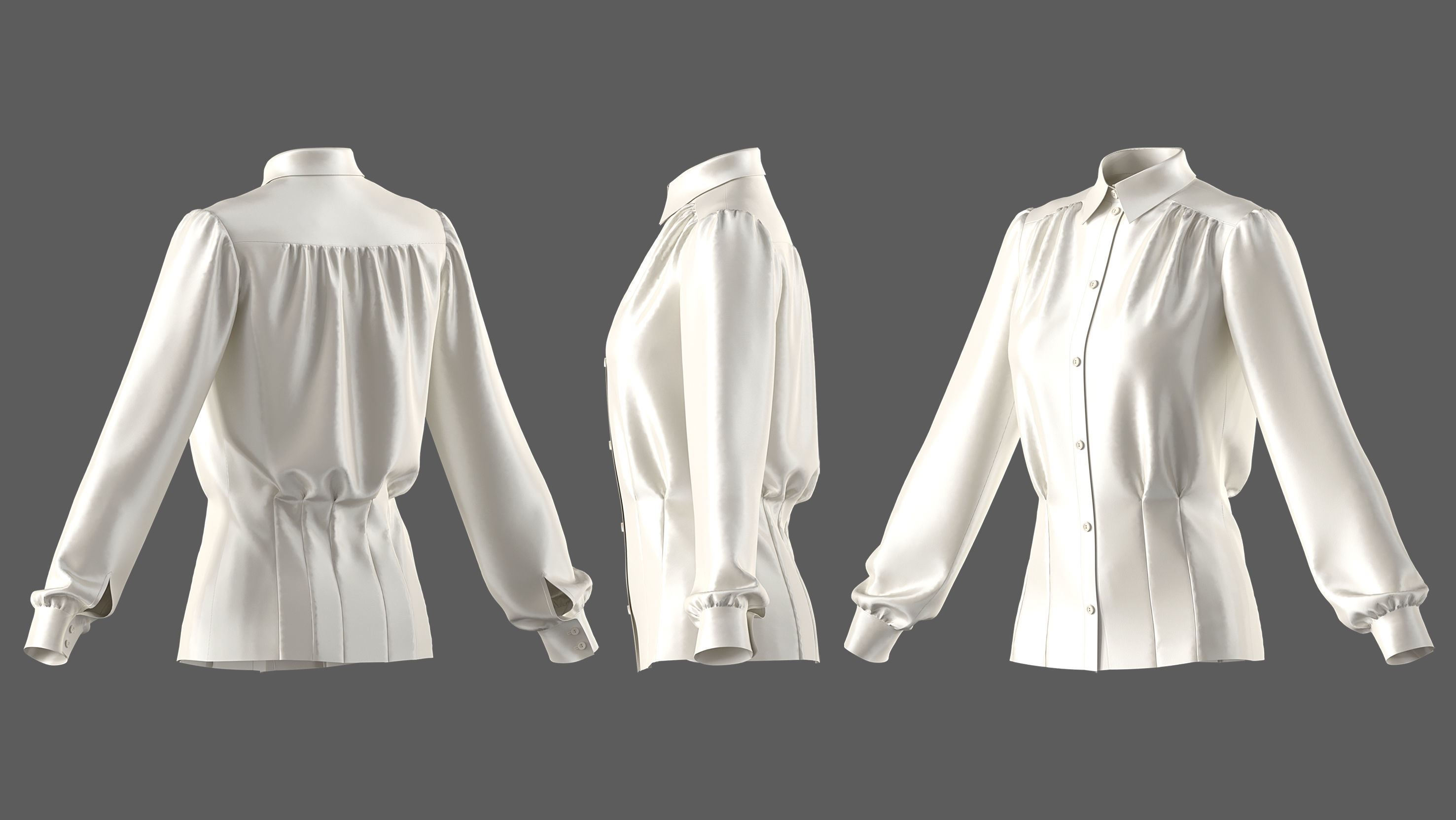 Classic Outfit for Women 3D model | CGTrader
