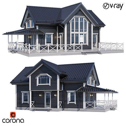 Modern house v50 3D model | CGTrader