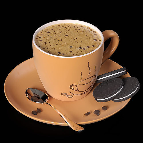 Breakfast 3D model | CGTrader