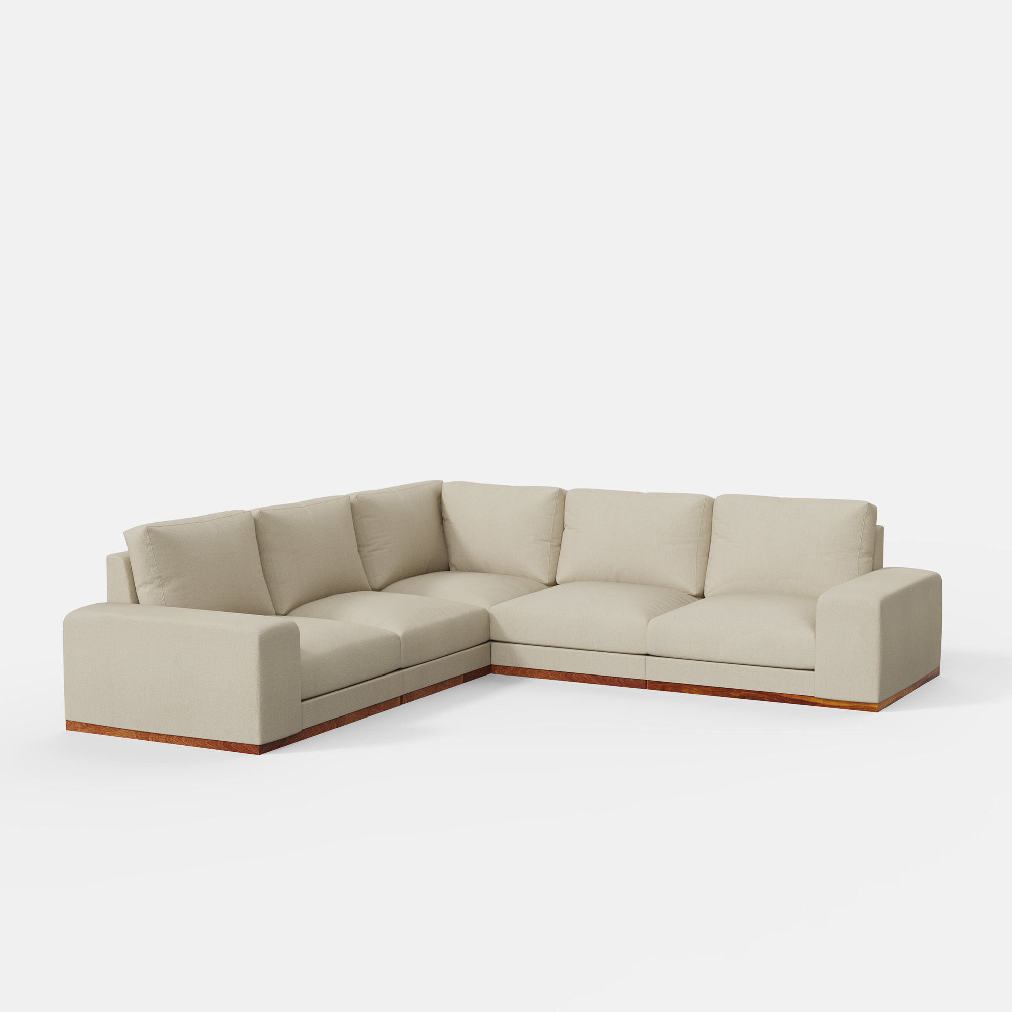 L Shape Corner Sectional Sofa 3D Model Realistic 3D model | CGTrader