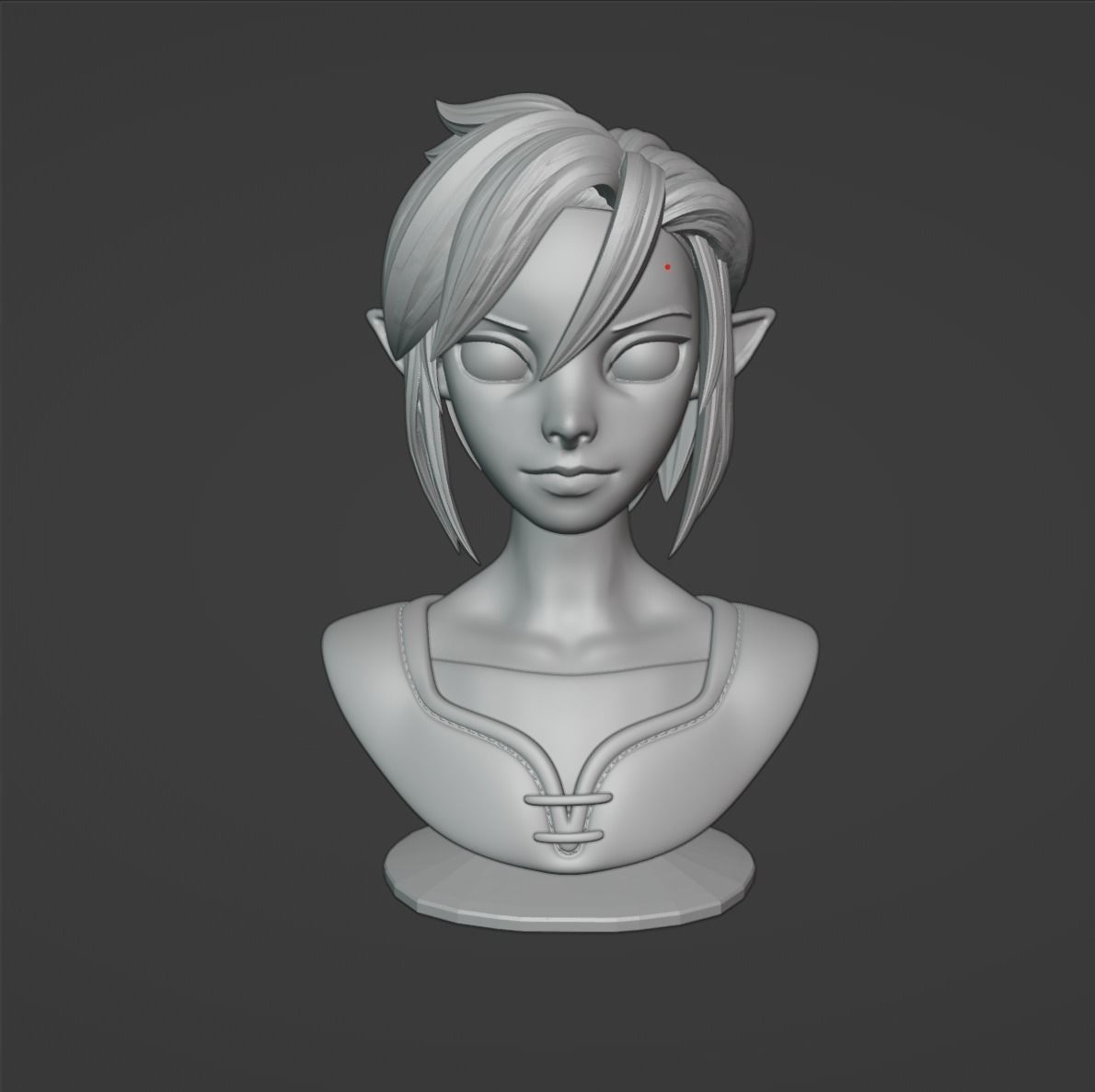 LINK BUST FROM ZELDA BOTW 3D model 3D printable | CGTrader