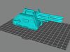 Rapier Laser Destroyer Array Cannon 3D model 3D printable | CGTrader