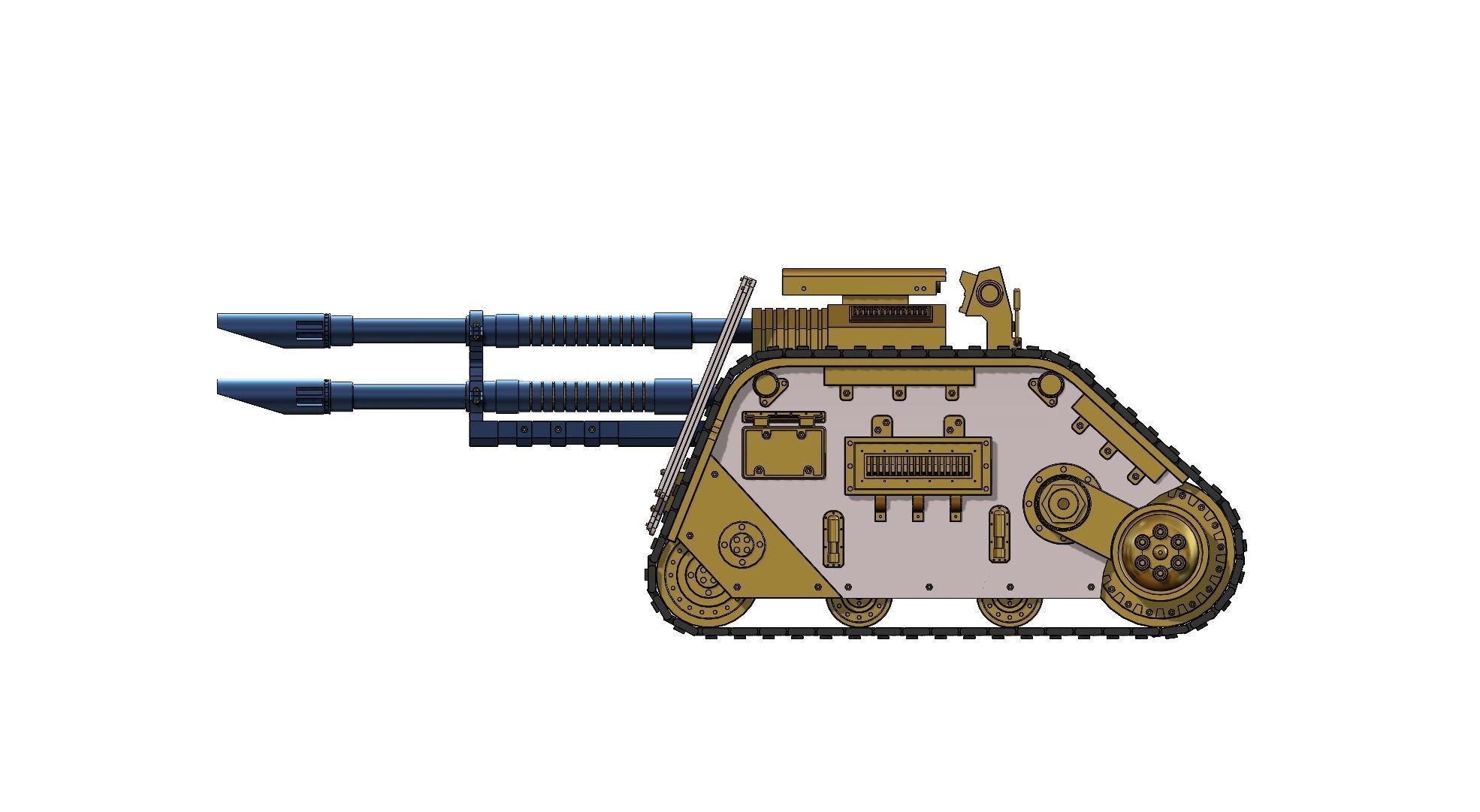 Rapier Laser Destroyer Array Cannon 3D model 3D printable | CGTrader
