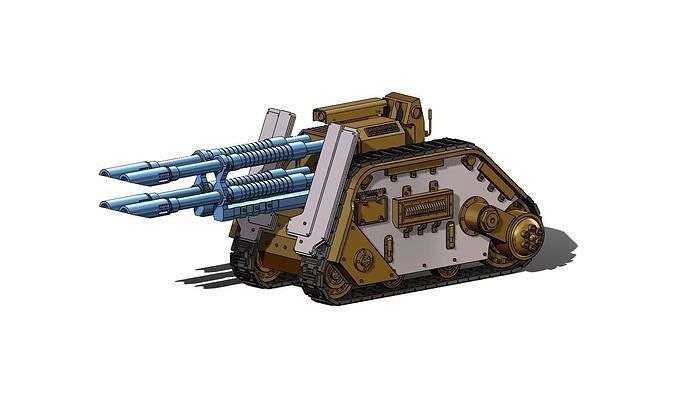 Rapier Laser Destroyer Array Cannon 3D model 3D printable | CGTrader