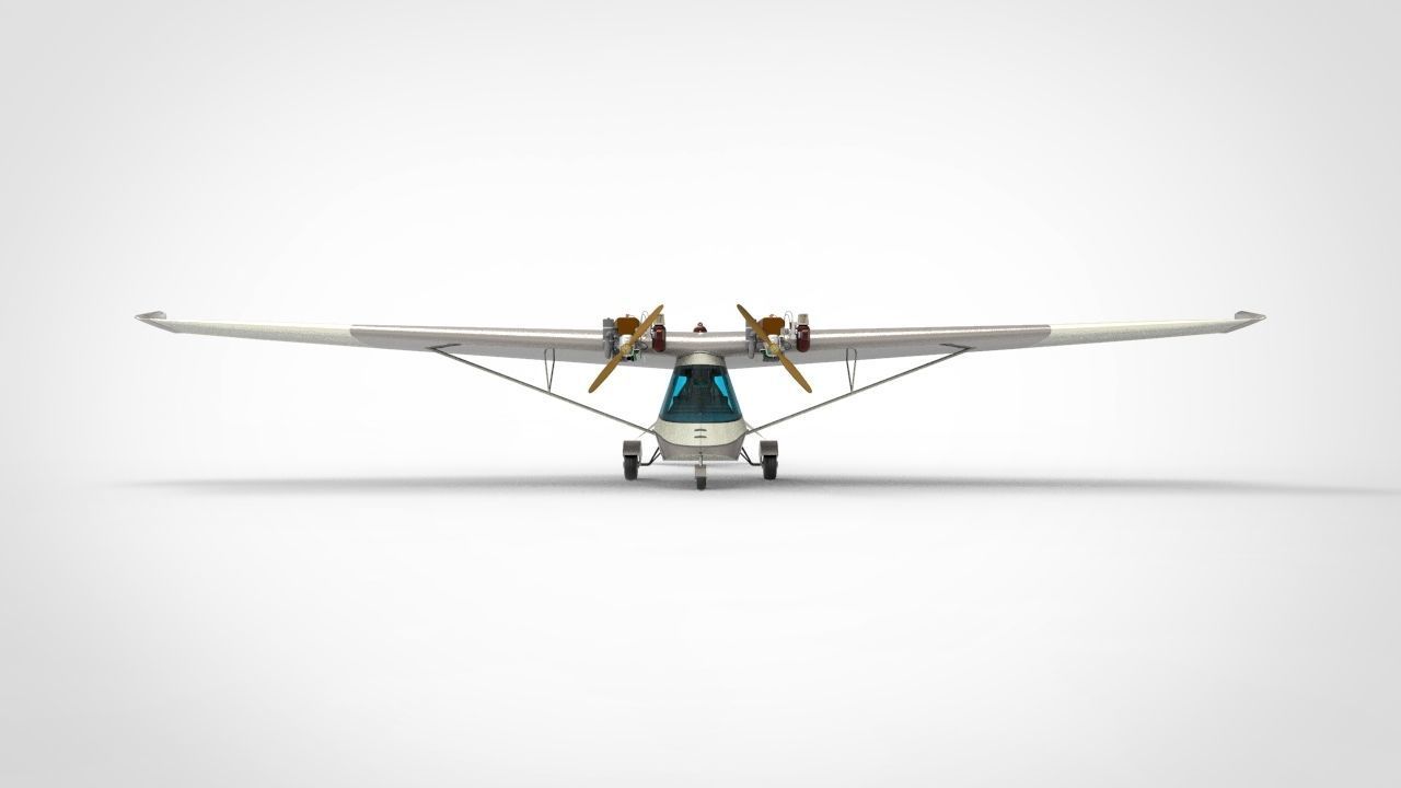 Ultraflight Lazair Airplane 3D model | CGTrader