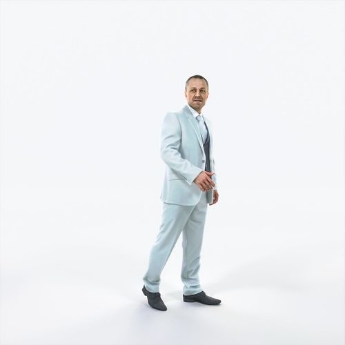 3D model Fortitude 08D Walking Business Man VR / AR / low-poly | CGTrader