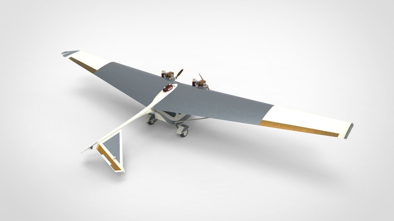 Ultraflight Lazair airplane 3D model | CGTrader