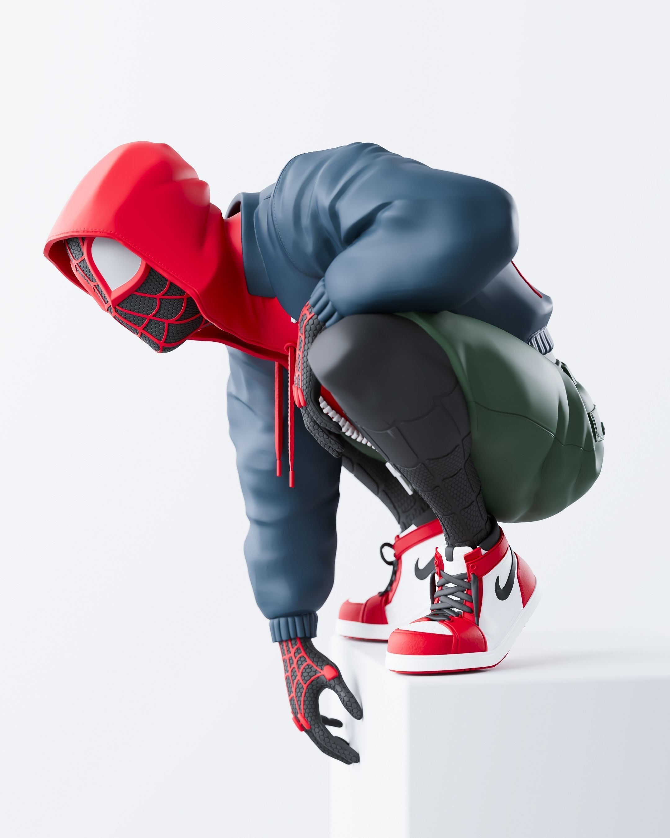 Miles Morales - Spider-Man 3D model 3D printable | CGTrader