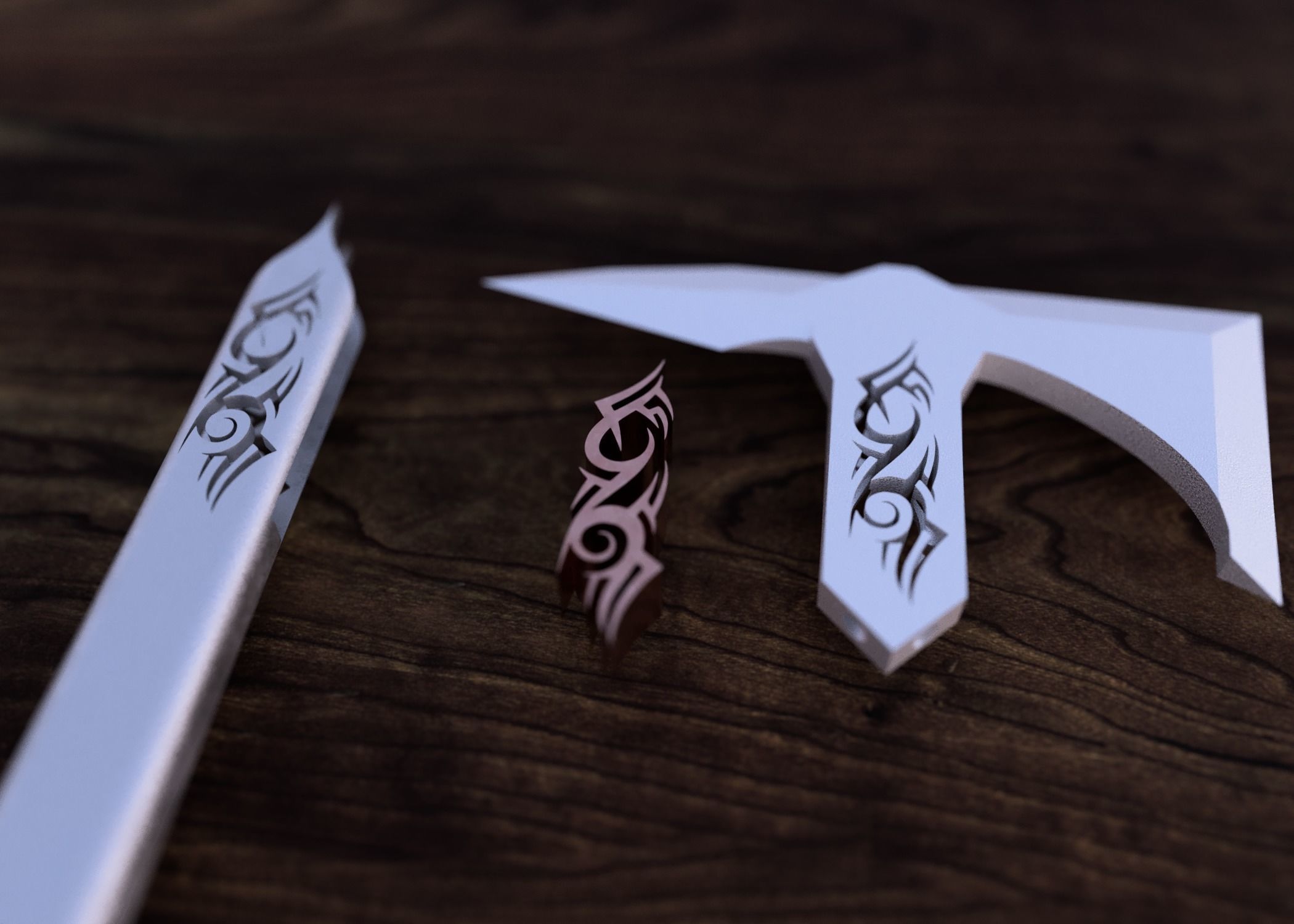 Stylized Tomohawk 3D model 3D printable | CGTrader