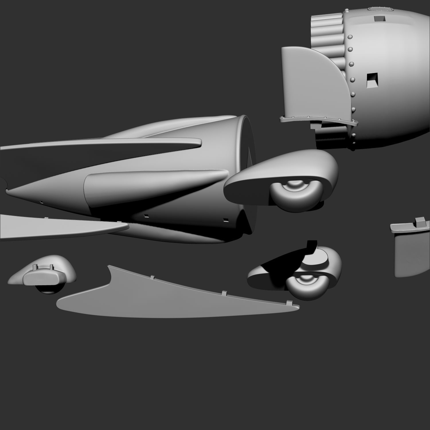 DR ZARKOVS ROCKET SHIP FLASH GORDON 1936 3D model 3D printable | CGTrader