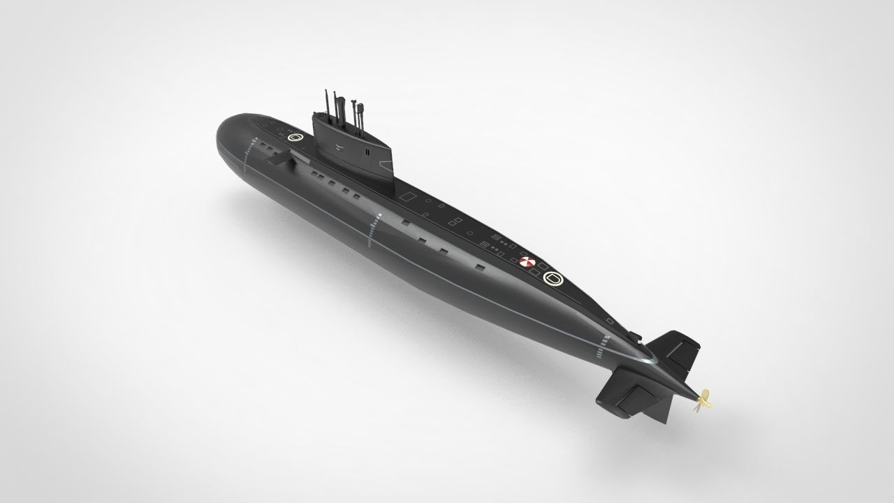 Project 877 Halibut Kilo Class submarine 3D model | CGTrader