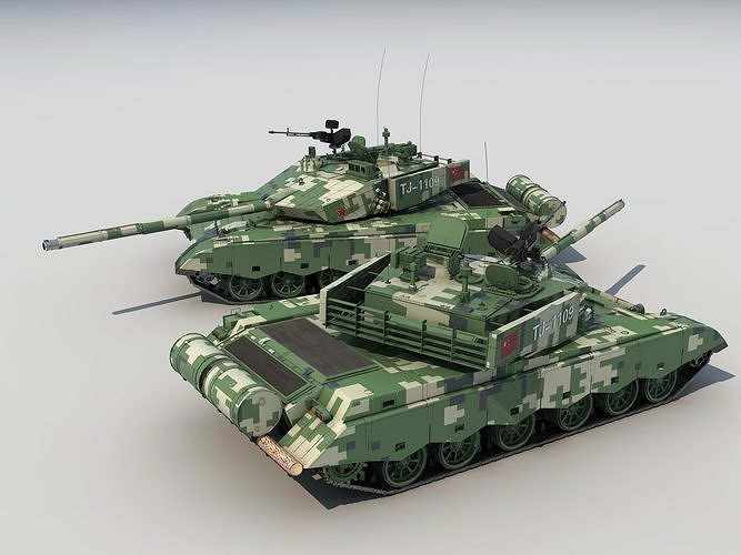 china ZTZ-99 ZTZ-99A main battle tanks 3D model | CGTrader