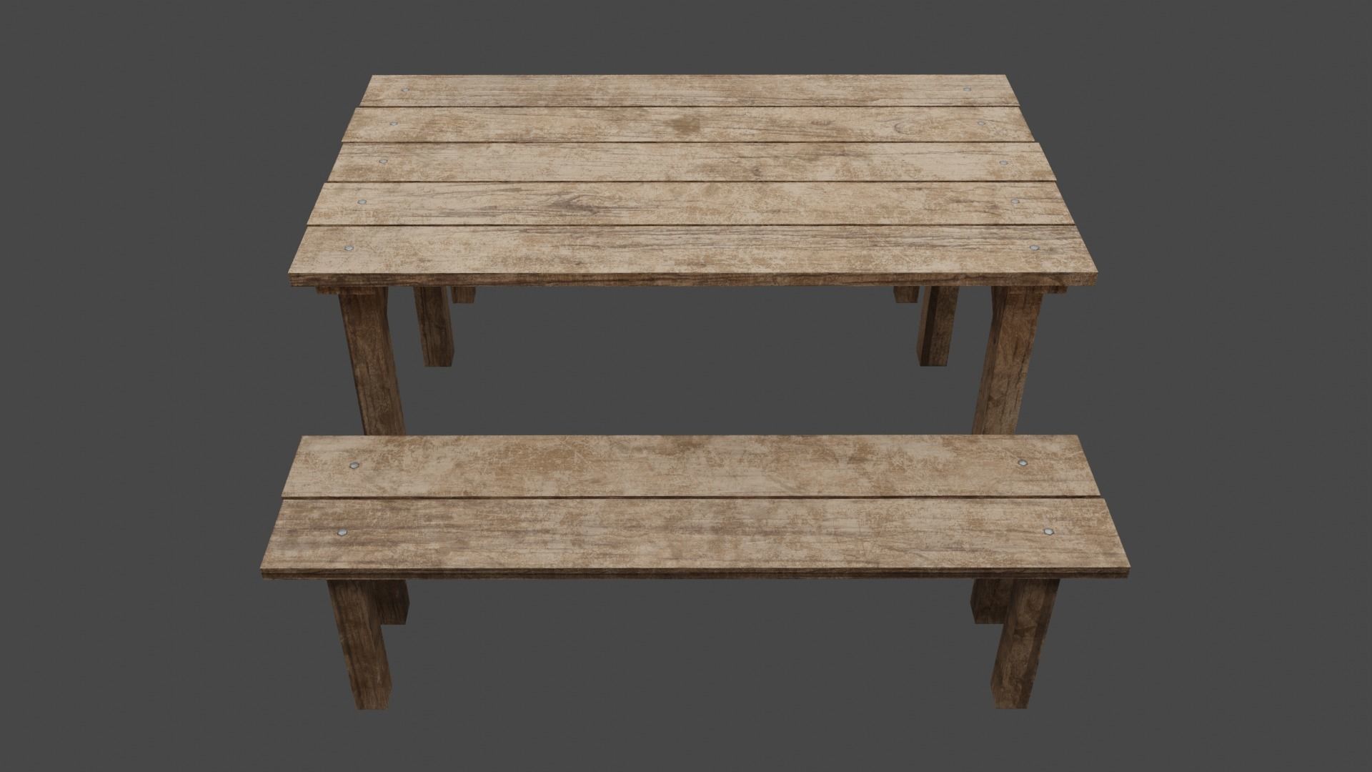 Wooden Table free VR / AR / low-poly 3D model | CGTrader