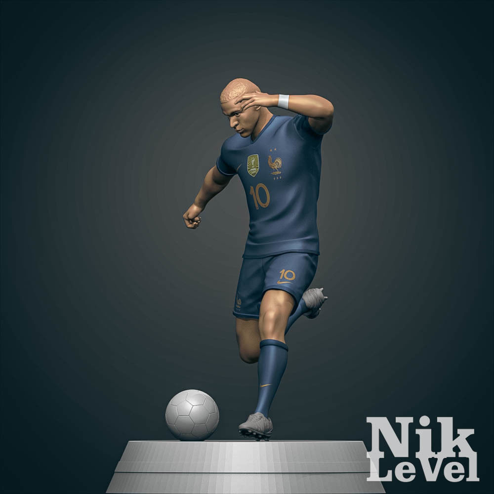 Kylian Mbappe 3D Printable 5 3D model 3D printable | CGTrader