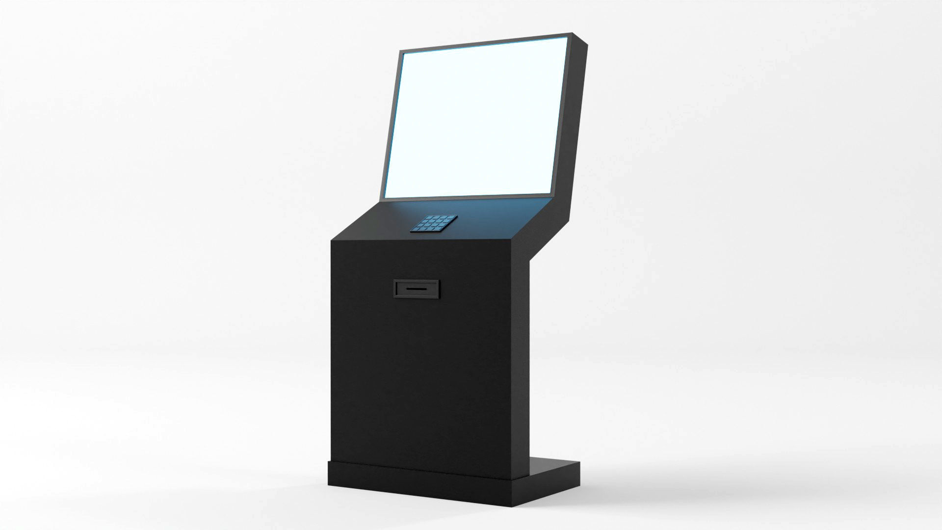 3D model Digital Information Display Board 3D Model VR / AR / low-poly ...