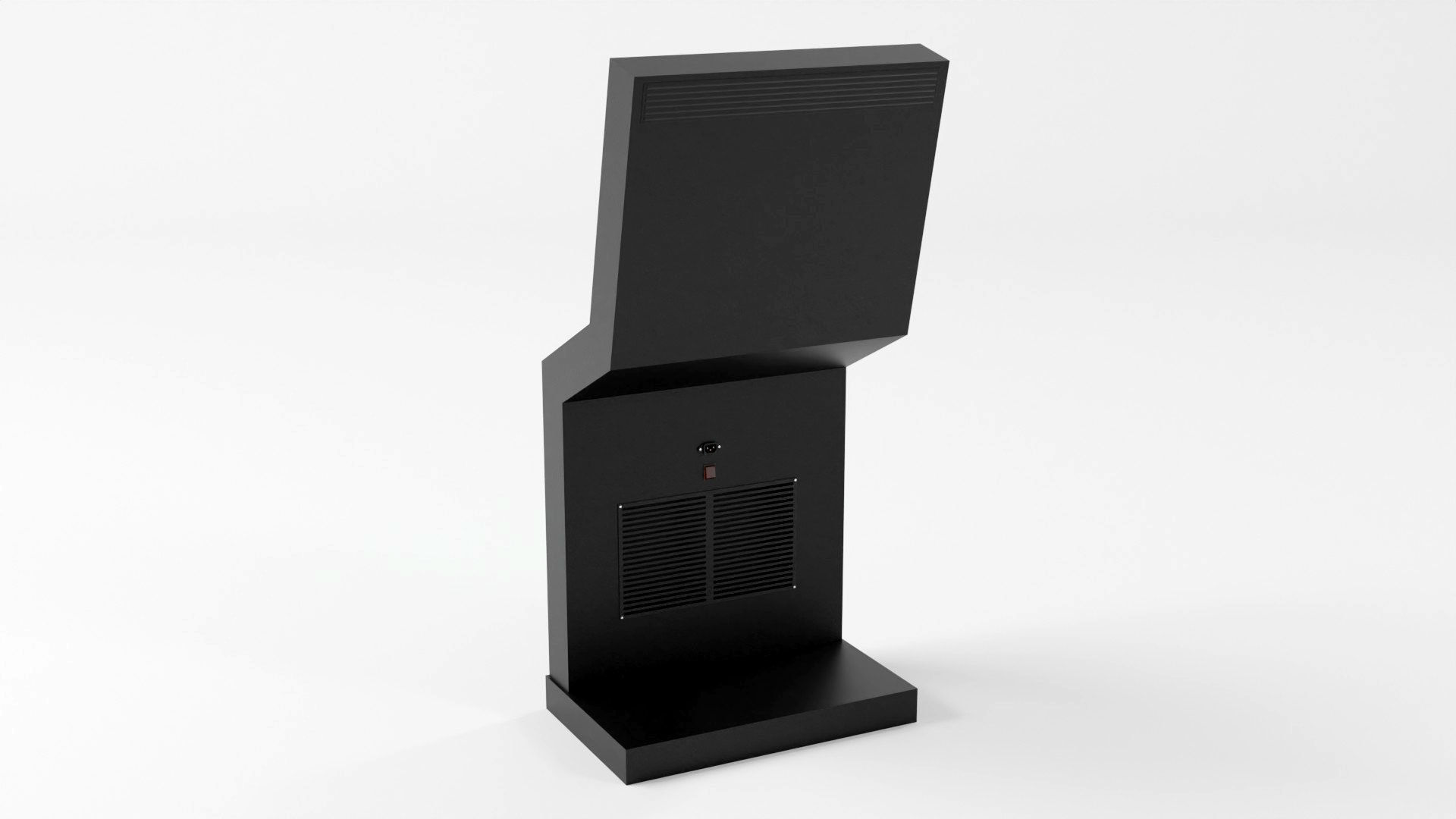 3D model Digital Information Display Board 3D Model VR / AR / low-poly ...