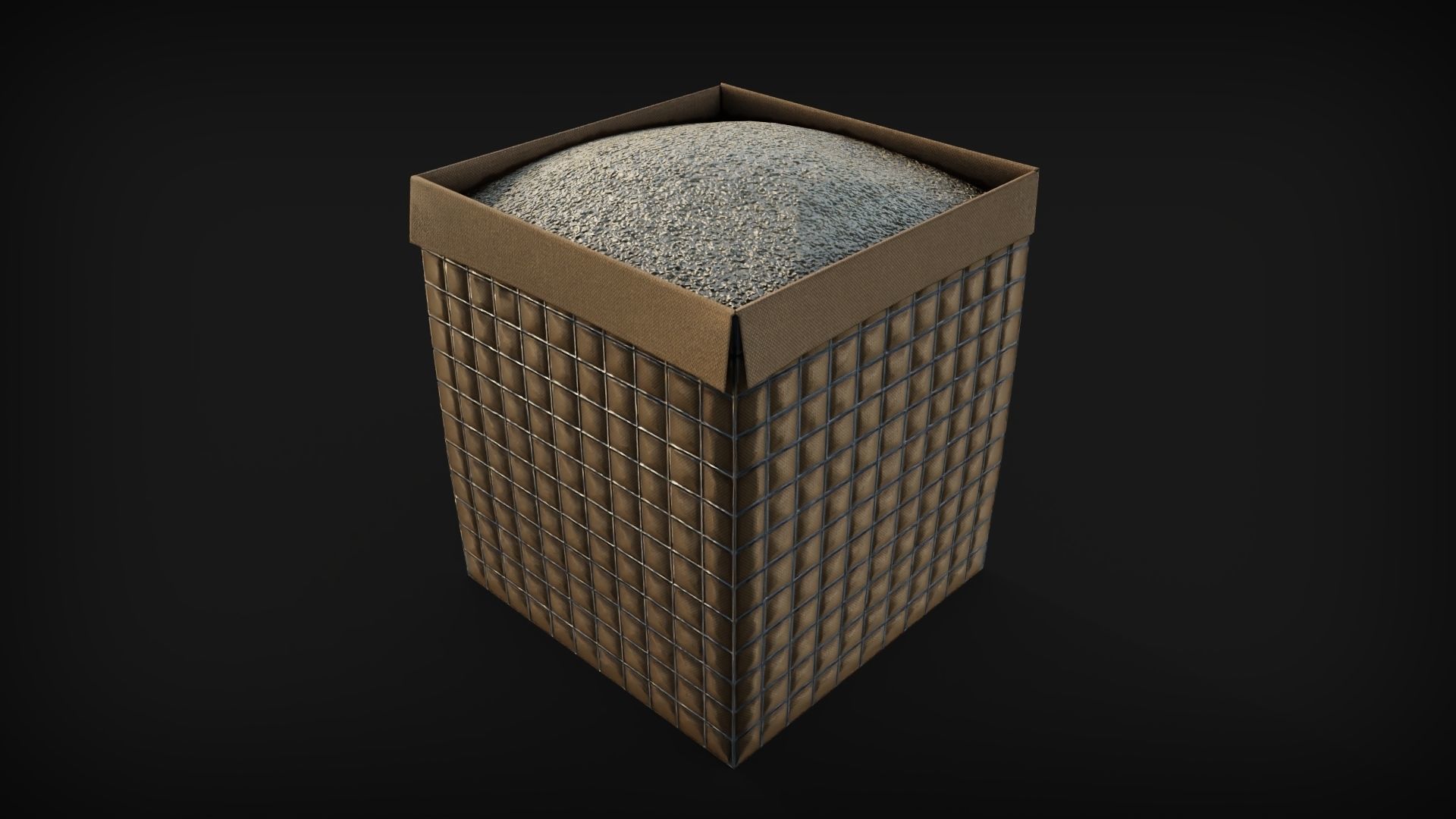 3D model Sand Barricades military grade VR / AR / low-poly | CGTrader