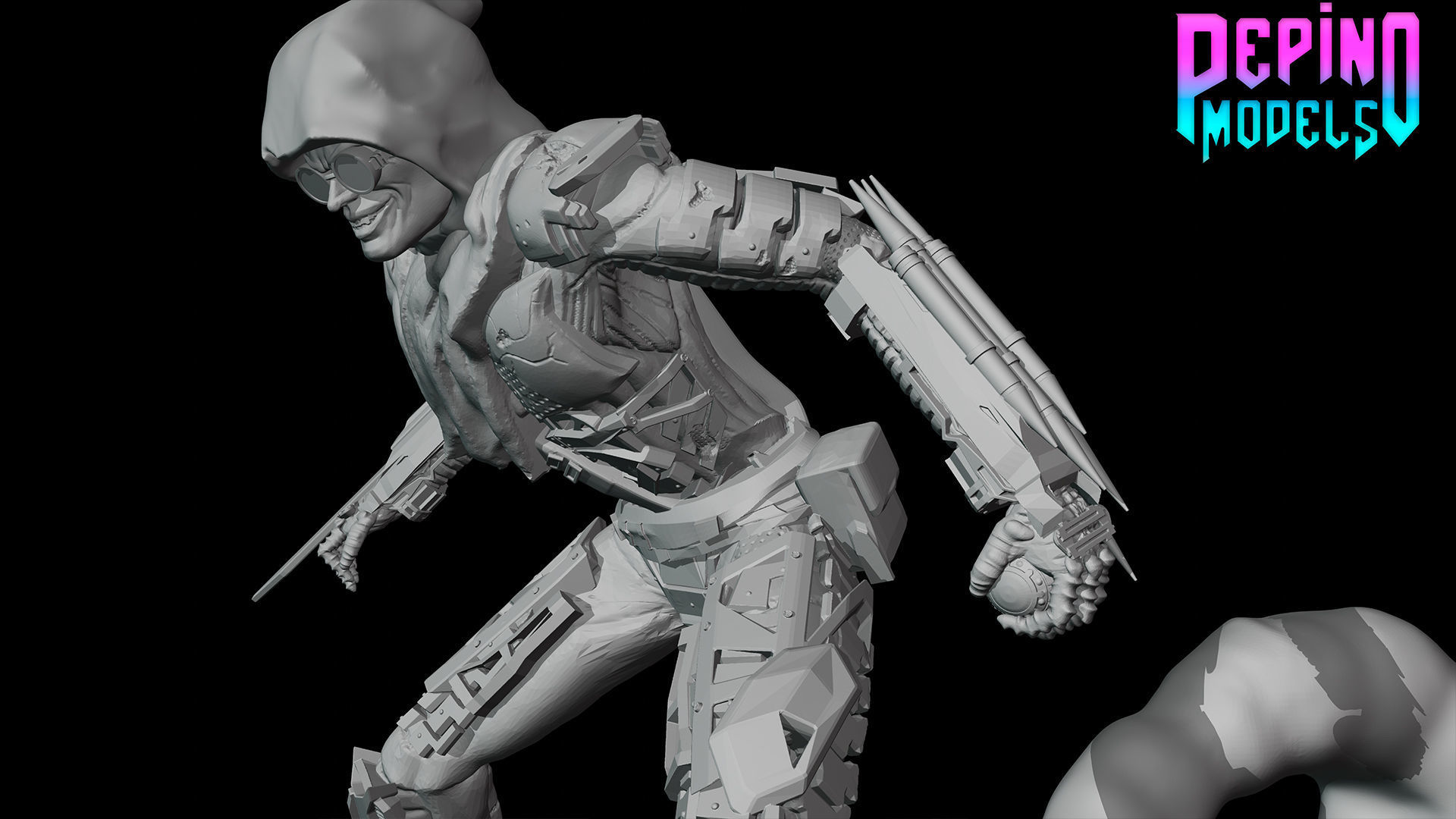 Green Goblin from Spiderman No Way Home - 62mm scale miniature 3D model ...