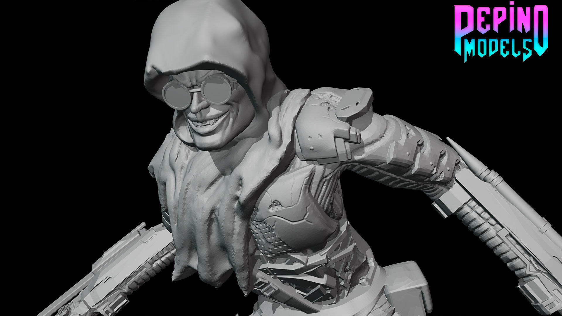 Green Goblin from Spiderman No Way Home - 62mm scale miniature 3D model ...