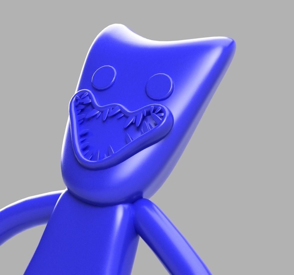 Huggy Wuggy inspired free 3D model 3D printable | CGTrader