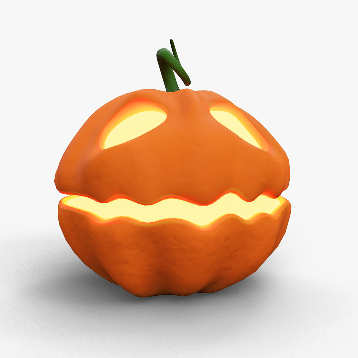 Halloween Pumpkin Chest 3D model | CGTrader
