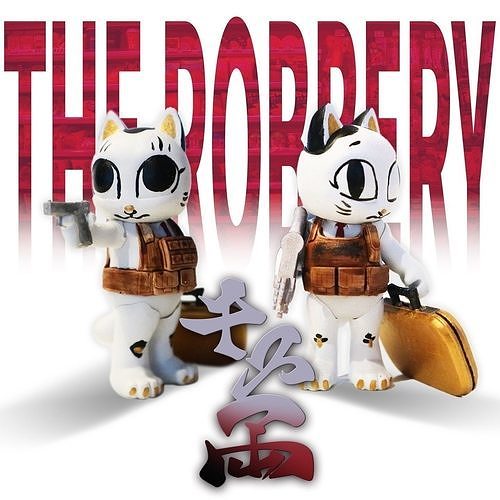 The Lucky Rob Cat with Glock 3D model 3D printable | CGTrader