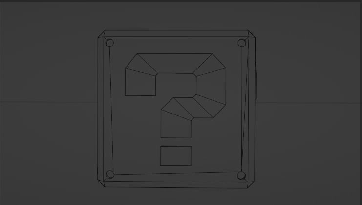 Super Mario Bros Question Block 3D model 3D printable | CGTrader