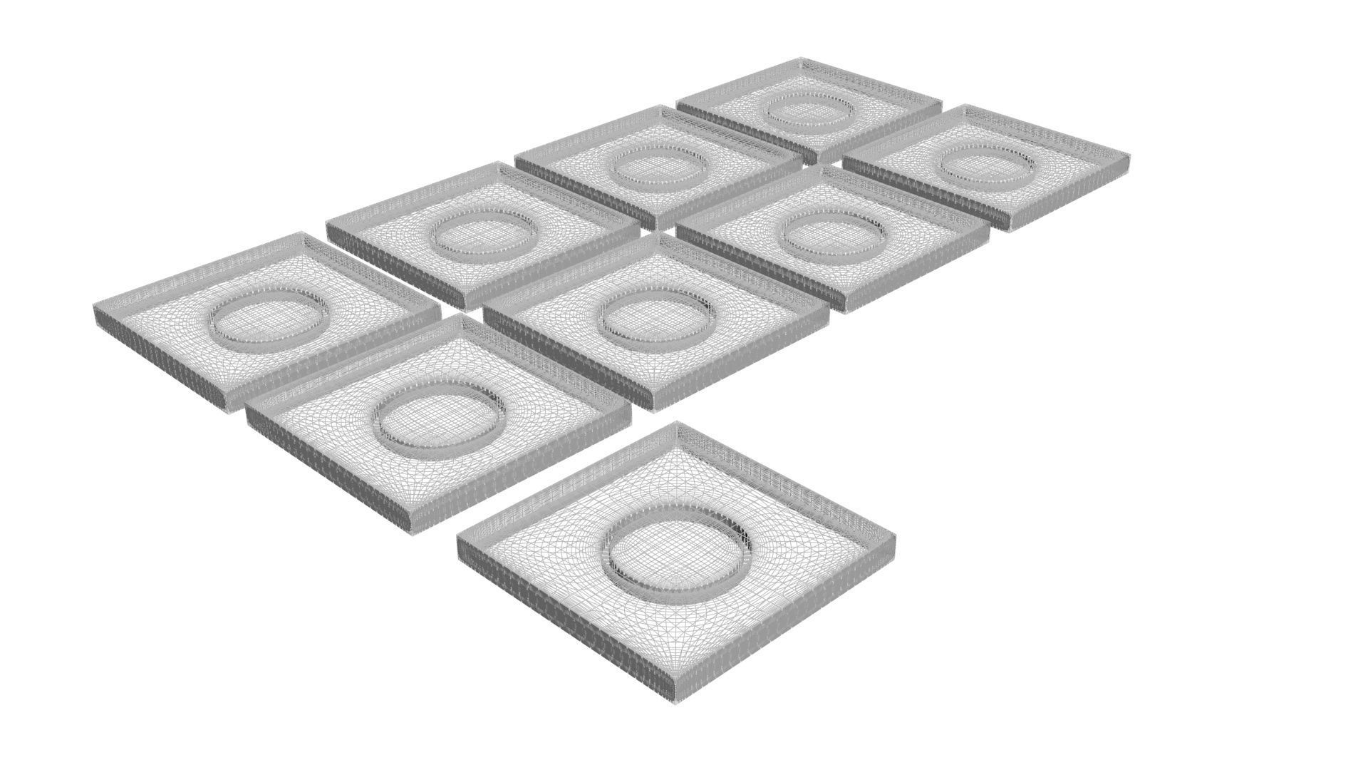 Box of Blocks Lego Tiles Set 3D model | CGTrader