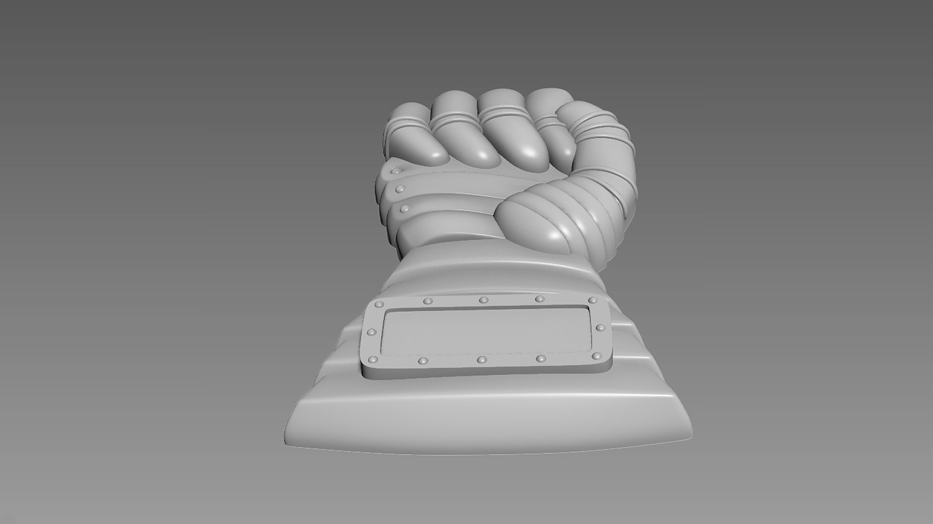 Iron hand Bas-Relief 3D model | CGTrader