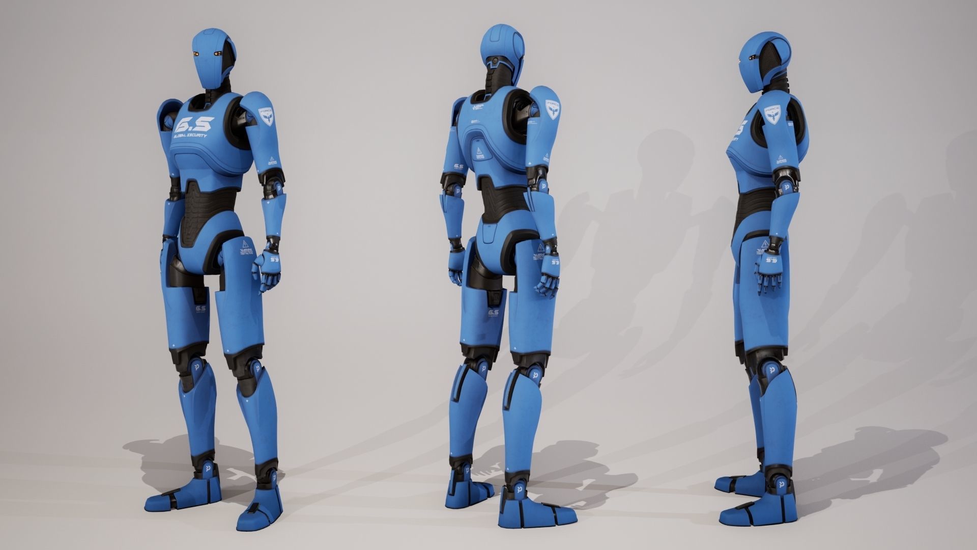 3D model Robot 13 VR / AR / low-poly | CGTrader