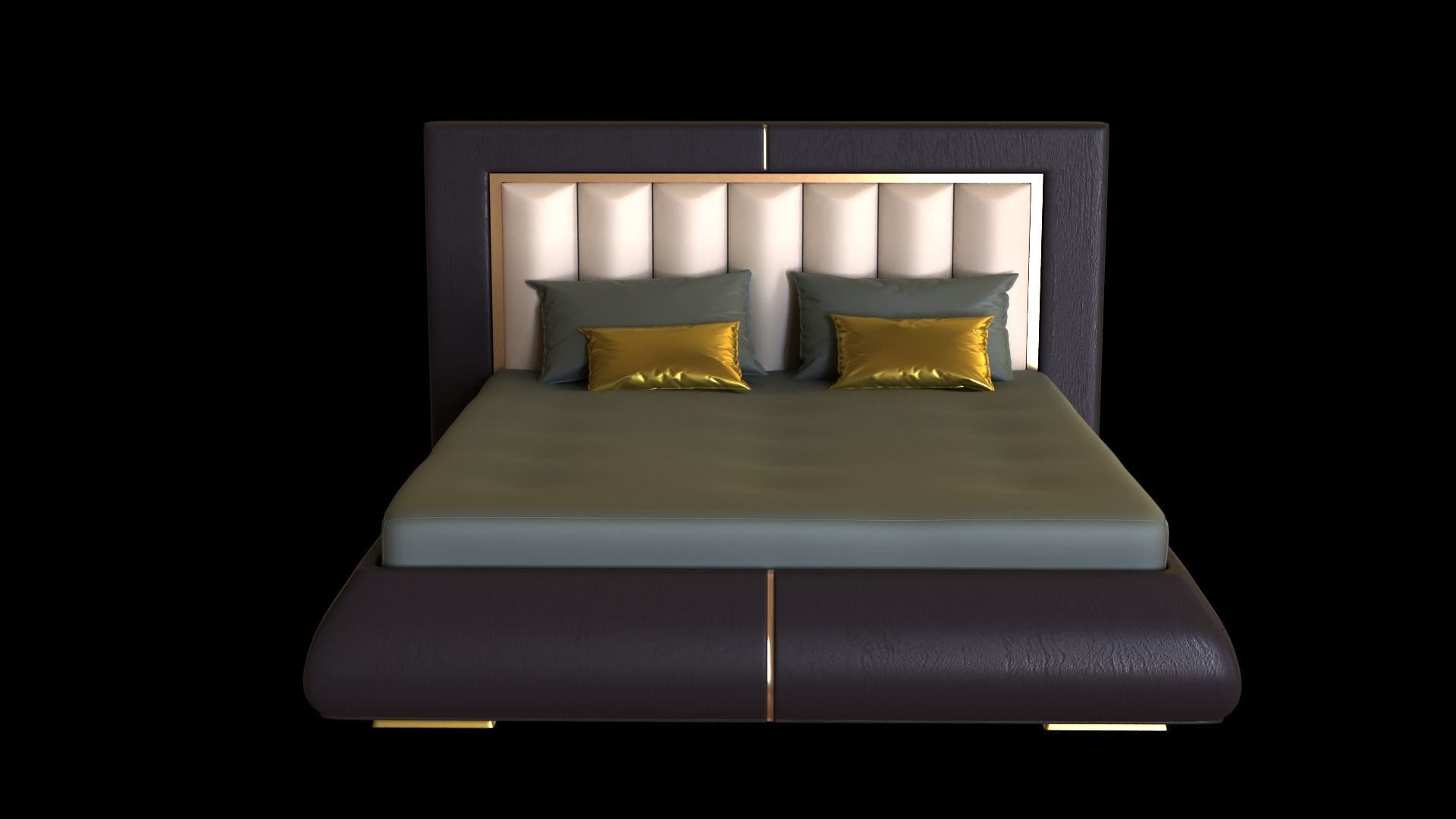 3D model Modern Bed VR / AR / low-poly | CGTrader