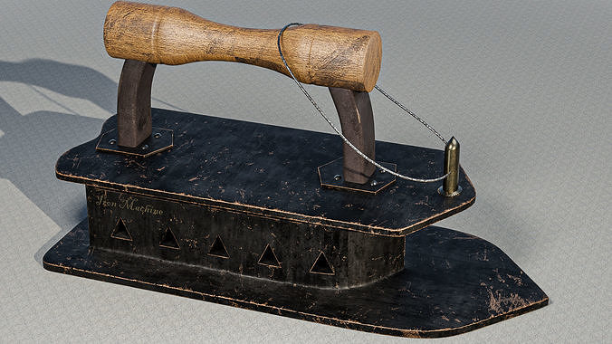 Classic Iron Machine With Texture 3D model | CGTrader