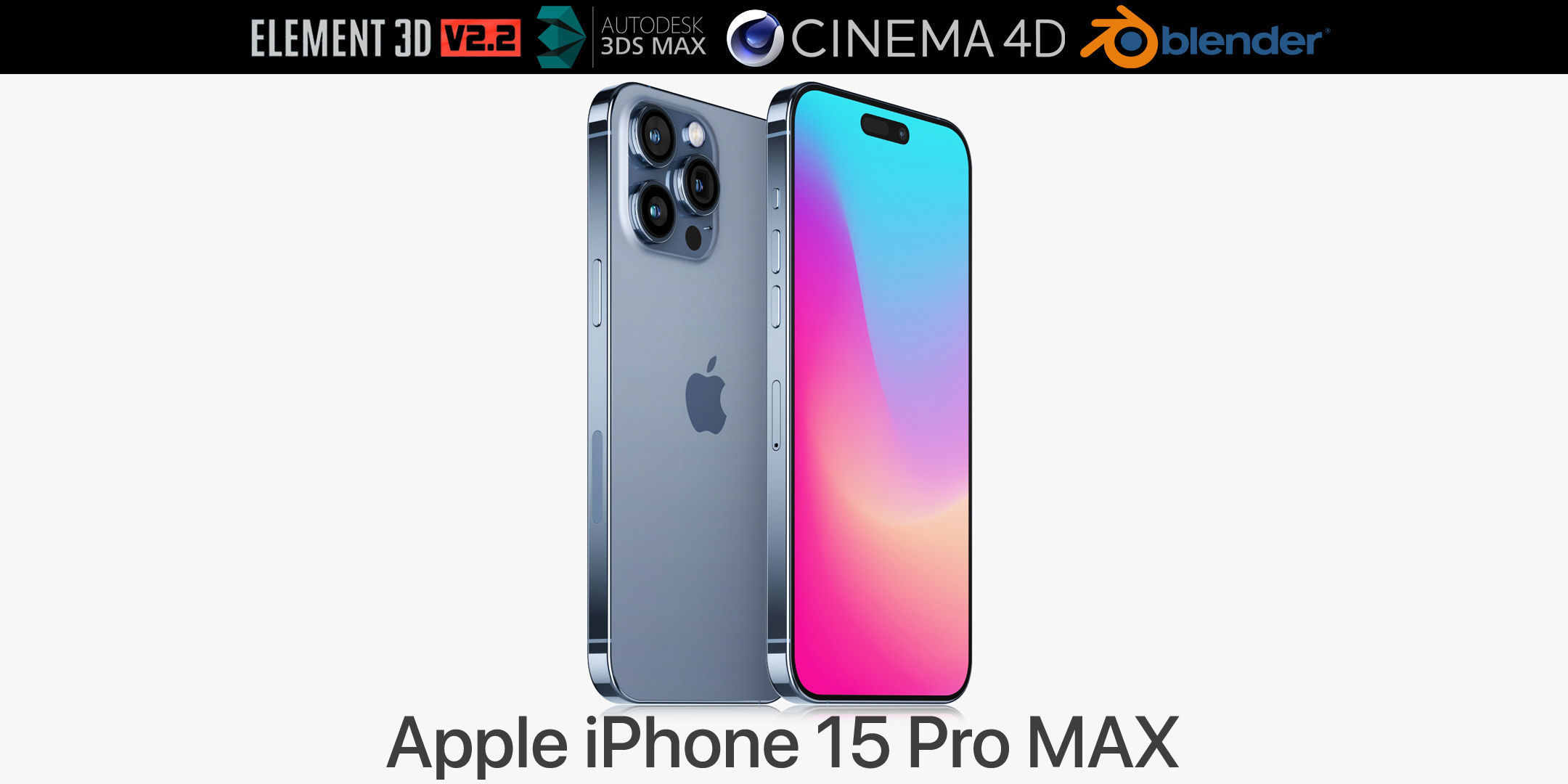 Apple iPhone 15 pro MAX v2 3D model | CGTrader