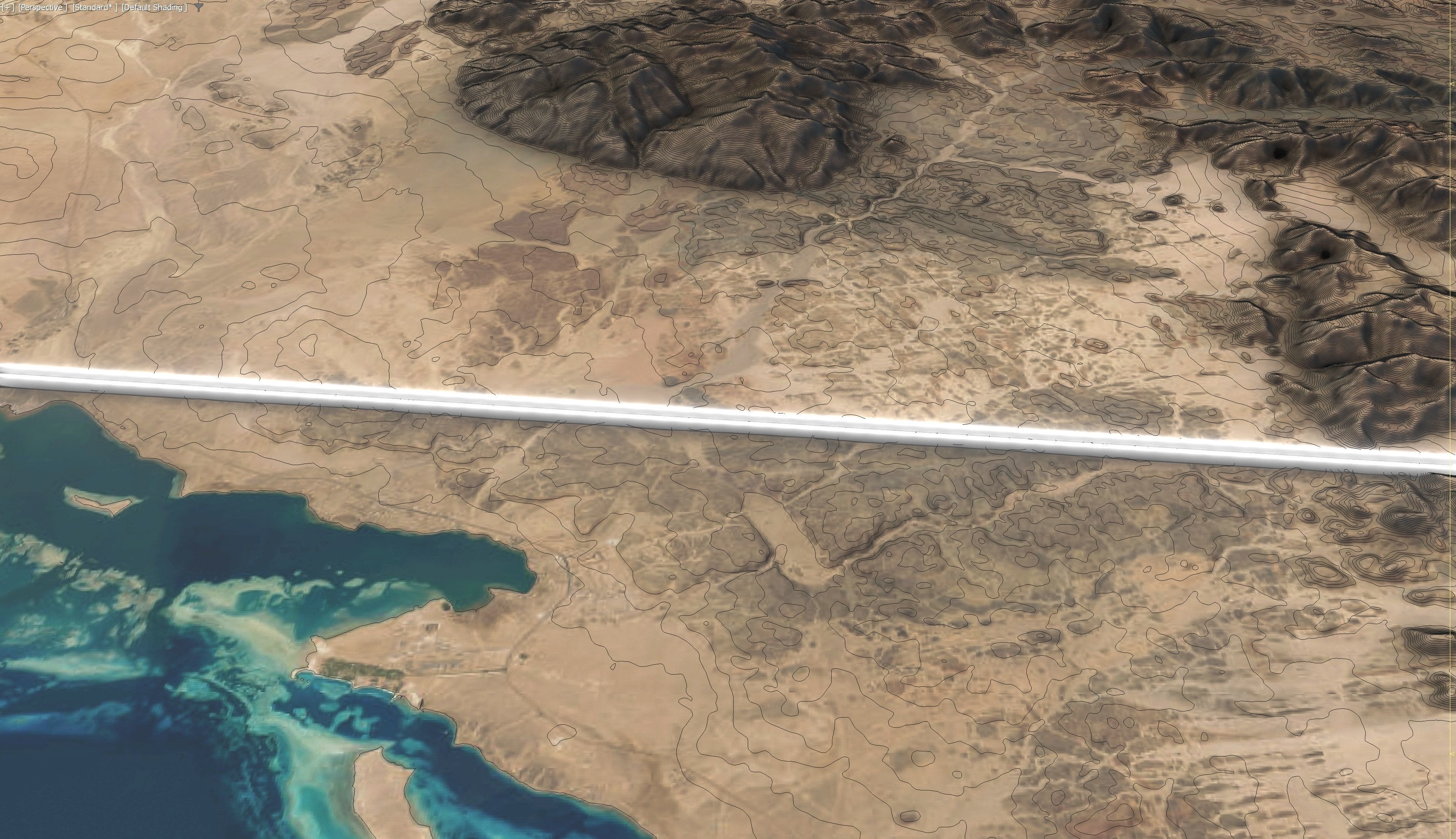 3D model Neom - The Line VR / AR / low-poly | CGTrader