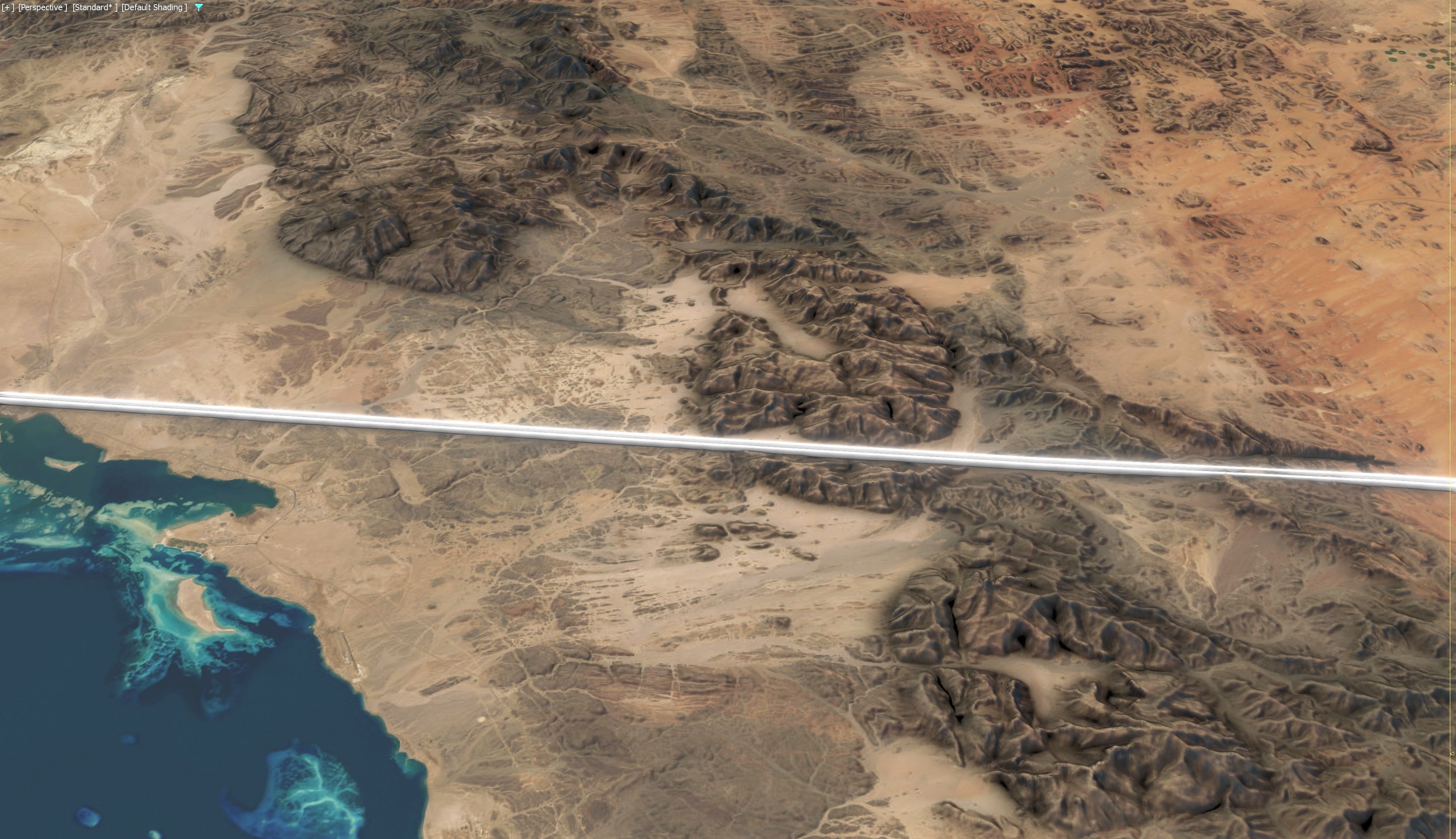 3D model Neom - The Line VR / AR / low-poly | CGTrader